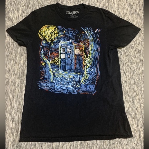 dalek | Shirts | Dr Who And The Daleks Tardis Black Short Sleeve Tshirt ...